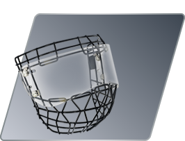 V5.0 Powertek Ringette Cage Visor - Black – Durham Sport's Gear 289-991 ...